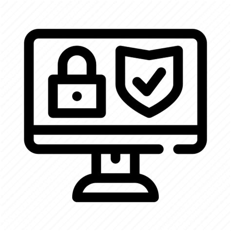 Pin Code Protection Shield Password Computer Icon Download On Iconfinder