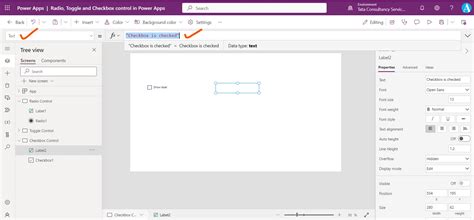 Radio Button Checkbox And Toggle Powerapps Control