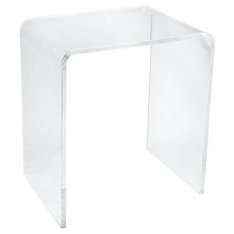 Modernist Lucite Waterfall Vanity Stool At 1stdibs