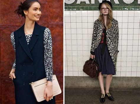 Сочетание темно синего с леопардовым принтом Принты Одежда Синий