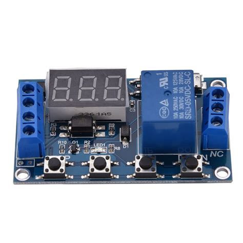 Incubator Timer Dc 6v~30v Multifunction Trigger Delay Time Module