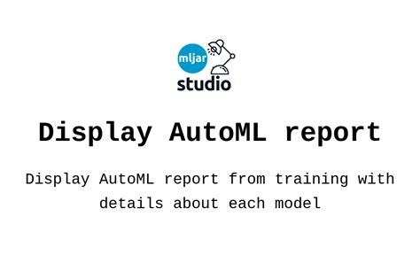Display AutoML Report