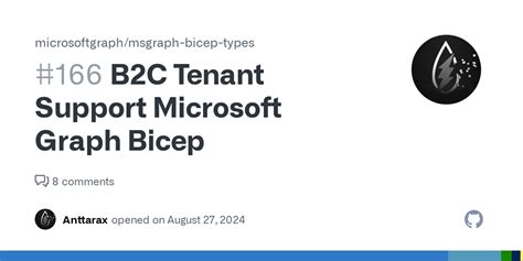 B2c Tenant Support Microsoft Graph Bicep · Issue 166 · Microsoftgraph