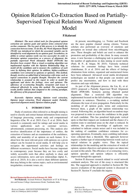 Pdf Opinion Relation Co Extraction Based On Partially Supervised