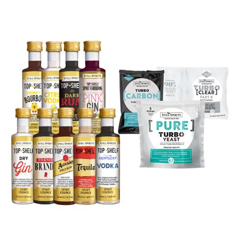 Distillers 10 10 Turbo Pure Pack And Top Shelf Spirit Refill Pack