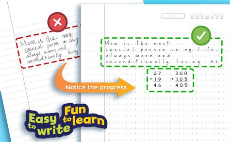 Letter Spacing Mark Notebook Wide Ruled With Small Marks On The