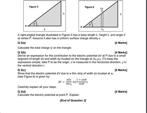 Solved Figure Figure dx h h P P b хо A right angled Chegg com