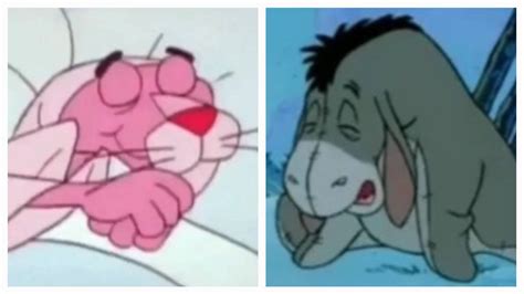 The Pink Panther And Eeyore Sleeping By Mimimeriem On Deviantart