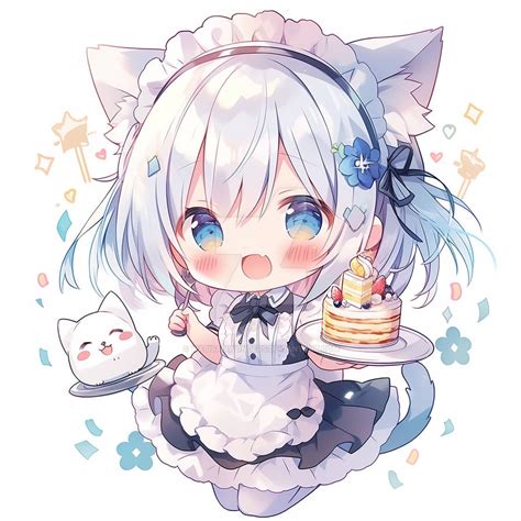 Anime Cat Girl Chibi