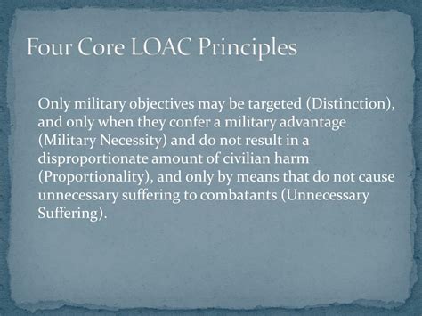 Ppt The Law Of Armed Conflict Powerpoint Presentation Free Download