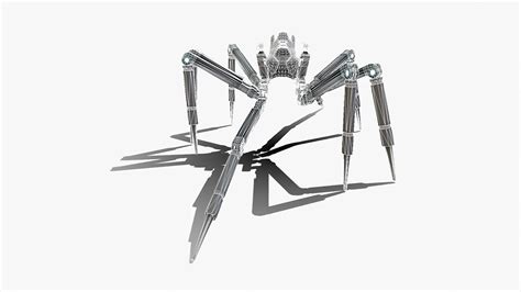 Artstation Spider Bot V3 Rigged And Animated Game Assets
