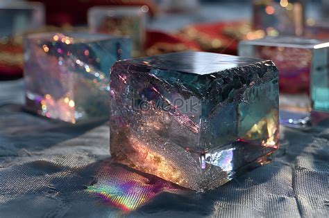 다차원 큐브와 무지개 빛깔의 빛과 그림자