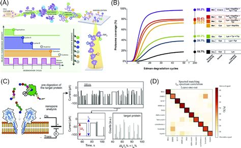 Color Online Single Molecule Peptide Sequencing A Illustrative