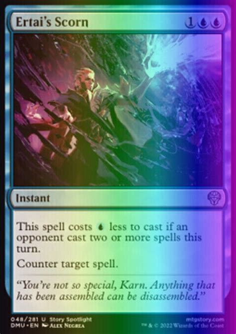 Mtg Magic The Gathering Ertai S Scorn Dominaria United Nm Foil Ebay