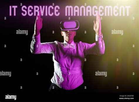 Conceptual Display It Service Management Internet Concept Activity