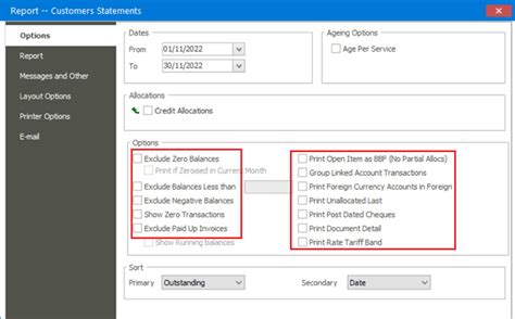 Print Customer Statements With A Zero Balance General Discussion