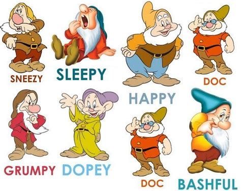 Snow White And The Seven Dwarfs Colors