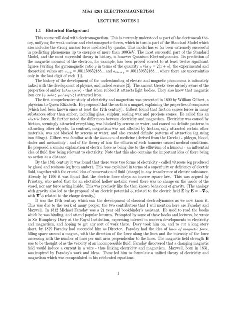 Emt1 New Pdf Maxwells Equations Magnetic Field