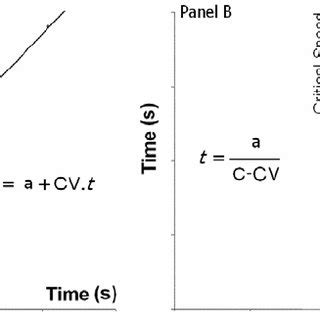 Schematic Of The Speed Time Relationship Of Two Different Swimmers Download Scientific Diagram