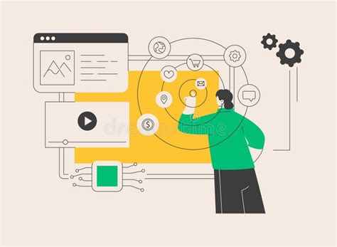 Intelligent Interface Abstract Concept Vector Illustration Stock Vector Illustration Of Flat