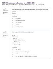 Final Exam Pdf Final Exam CS Programming Fundamentals Term Home
