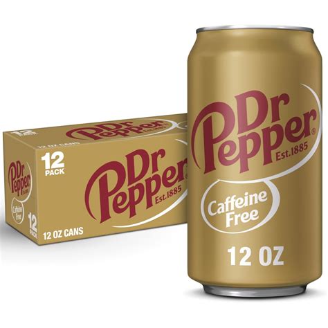 Dr Pepper Caffeine Free Soda Cans 12 Pk 12 Fl Oz Frys Food Stores