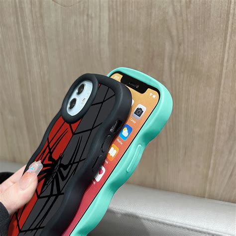 Hontinga For Infinix Smart 7 Tecno Spark Go 2023 Pop 7 Pro Back Cover Spider Web Marvel Pattern