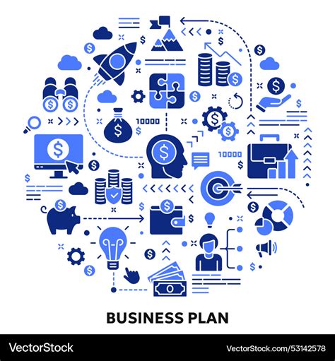 Business Plan Concept Royalty Free Vector Image