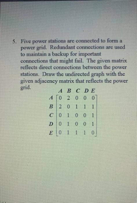 solved 4 04 adjacency matrices discrete math use the graphs