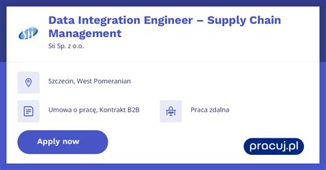 Oferta Pracy Data Integration Engineer Supply Chain Management Sii Oferta Pracy Data Integration Engineer Supply Chain Management Sii