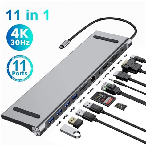 Usb Hub 3 0 Type C Hub Usb разветвитель 11 в 1 Usb хаб Usb C Hub док