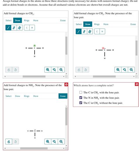 Solved Assign Formal Charges To The Atoms In These Three Structures