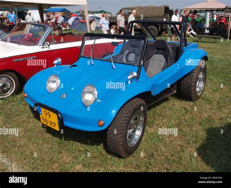 The Blue Volkswagen Buggie Is A Modified Version Of The Iconic