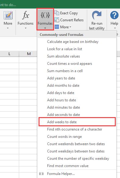 How To Add Subtract Weeks To Date In Excel