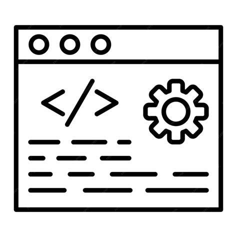 Premium Vector Development Icon