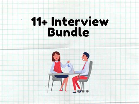 11 Plus Interview Bundle Teaching Resources