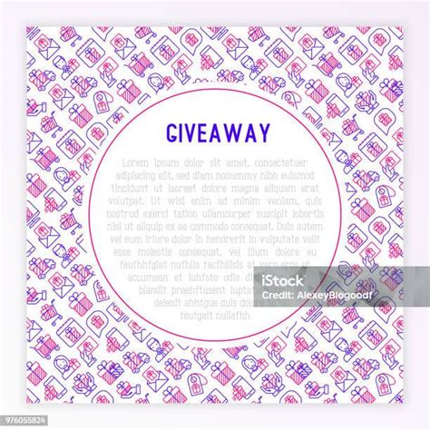 얇은 선 아이콘으로 공짜 또는 선물 개념 손 트롤리 손수레 트럭 봉투에 현대 벡터 일러스트 레이 션 웹 페이지 서식 파일 개념에 대한 스톡 벡터 아트 및 기타 이미지