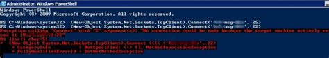 Проверка открытых портов с помощью Powershell Windows для системных