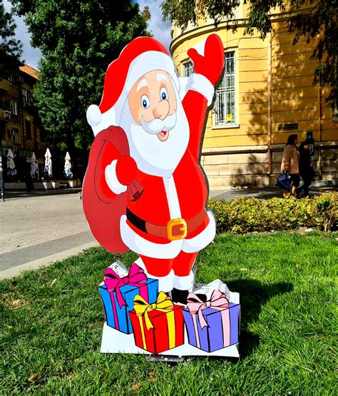 3Д фигура ДЯДО КОЛЕДА с чувал Miky Bg