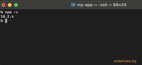 How To Install Npm Package Manager On Mac Code2care