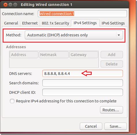 How To Setup Google Public DNS Servers In Ubuntu Raring Ringtail Liberian Geek