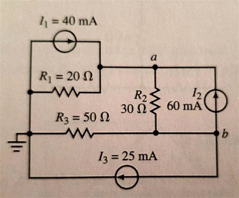 Solved Determine The Voltage Vab Of This Circuit Using Mesh Chegg