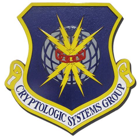 Cryptologic Systems Group Emblem American Plaque Company Military