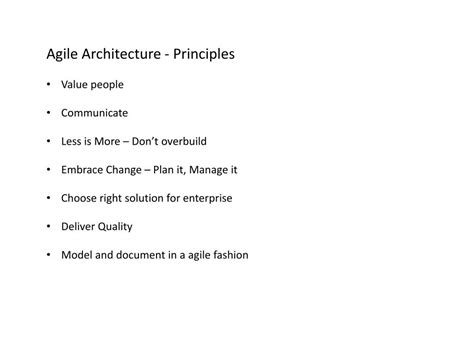 Ppt Agile Architecture Powerpoint Presentation Free Download Id 1831016