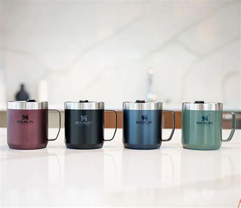 کمپ ماگ دسته دار درب دار اورجینال استنلی ایران استنلی