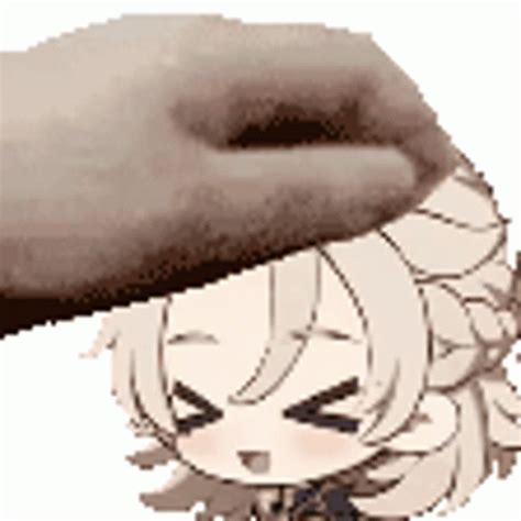 Albedo Genshin Impact Sticker Albedo Genshin Impact Albedo Headpat Descoper I Distribuie