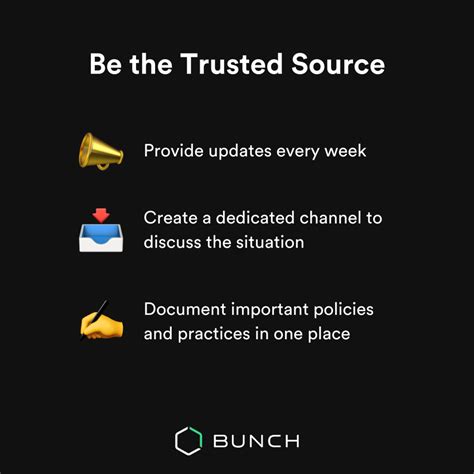 Be The Trusted Source Bunch Blog