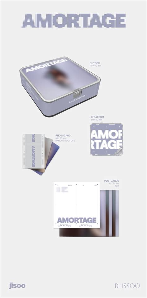 YESASIA: JISOO Mini Album - AMORTAGE (APP Ver) - Ji Soo (BLACKPINK), YG Entertainment - Korean ...