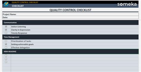 Kalite Kontrol Formu Excel Şablonu [anında İndir]
