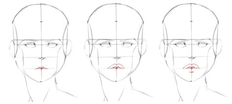 How To Draw The Front View Of The Female Head Female Head Drawings Draw